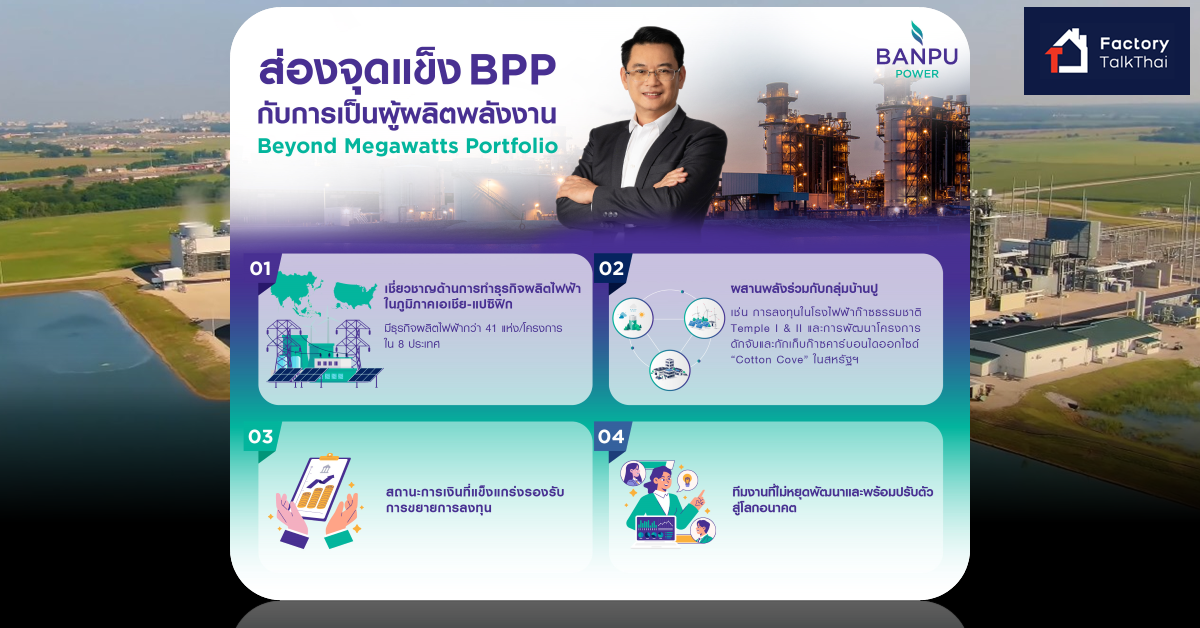 ส่องจุดแข็ง BPP กับการเป็นผู้ผลิตพลังงาน Beyond Megawatts Portfolio ...